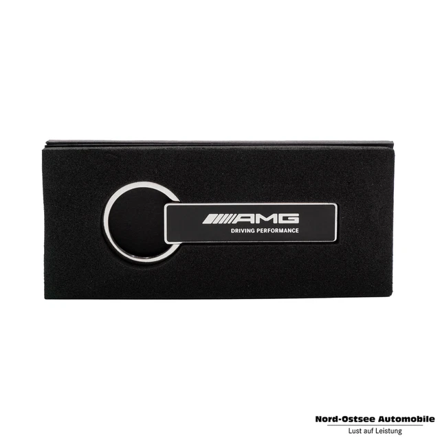 ORIGINAL MERCEDES-BENZ SCHLÜSSELANHÄNGER AMG schwarz Metall Chrome -NEU EUR 22,90 - PicClick DE