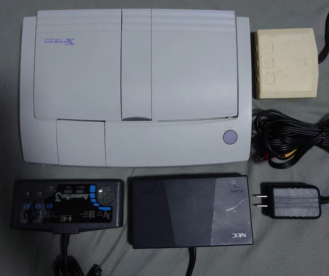 SISTEMA CONSOLE NEC PC Engine DUO-RX PCE-DUORX testato [condensatore ...