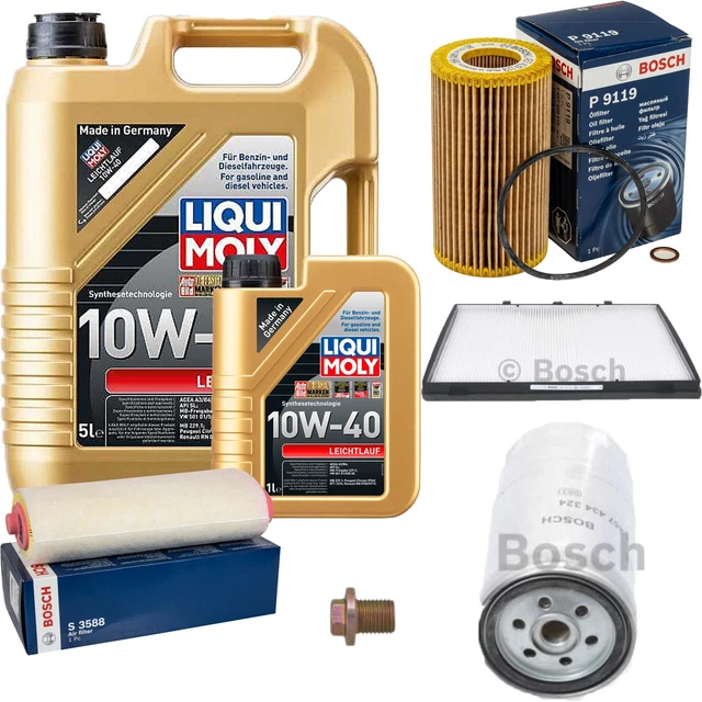 BOSCH INSPECTION SET 6L Liqui Moly Bon Fonctionnement 10W-40 pour Prêt MG EUR 154,09 - PicClick FR