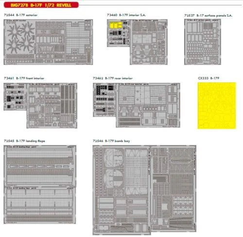 EDUARD BIG-ED BIG7278 1:72 WIEDERVERÖFFENTLICHT!!! Boeing B-17F ...