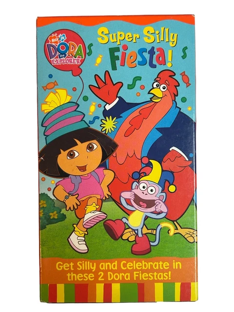 NICK JR DORA the Explorer Super Silly Fiesta VHS Videocassetta ...