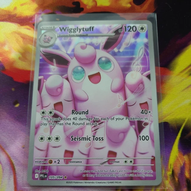 POKÉMON TCG WIGGLYTUFF 105/094 Phantasmal Flames Art Rare English £9.99 ...