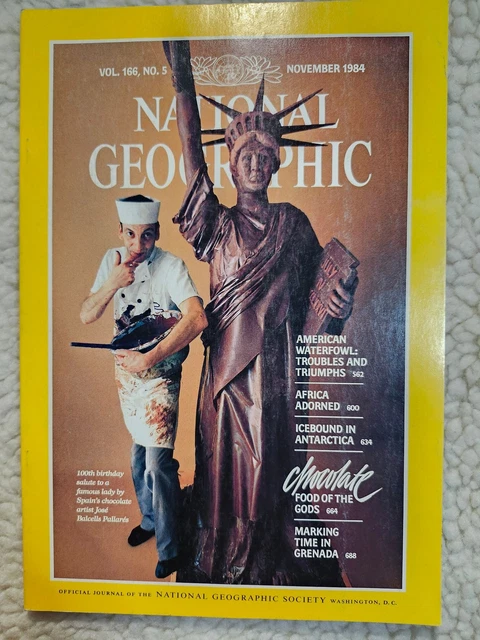 NATIONAL GEOGRAPHIC MAGAZINE Nov 1984 Vol 166 No 5 Vintage Travel ...