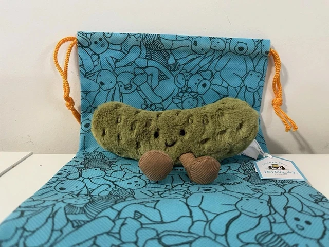 JELLYCAT AMUSABLE PICKLE Plush Toy Doll Gift AUTHENTIC Collectible NWT ...
