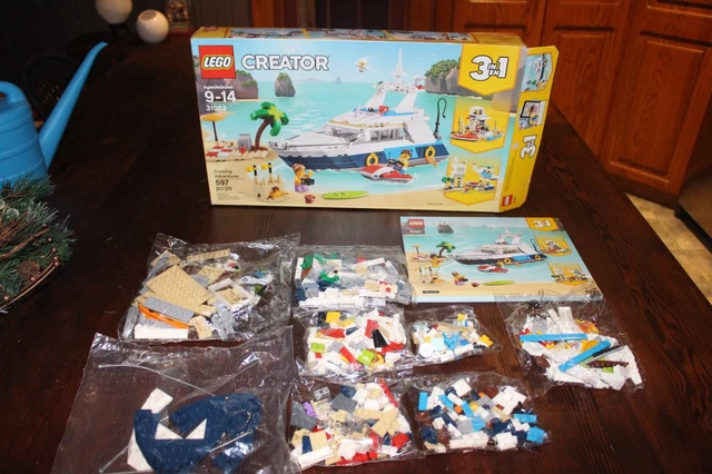 LEGO CREATOR #31083 Cruising Adventures 3 in 1 Building Toy 597 Pieces ...
