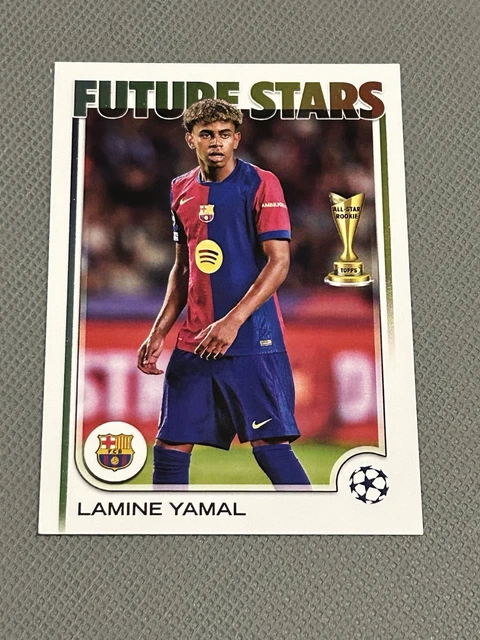 LAMINE YAMAL TOPPS 2025 Flagship UCC #27 FC Barcelona Future Stars Card ...
