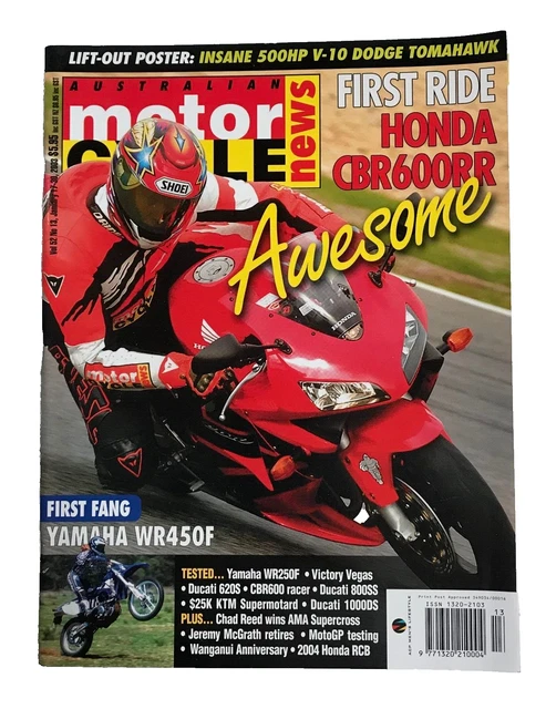 AUSTRALIAN MOTORCYCLE NEWS 2003 Magazine Vol 52 No.13 $27.00 - PicClick AU