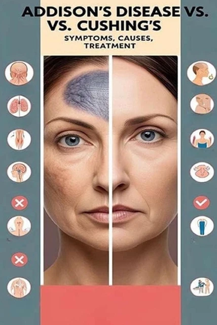 ADDISON'S DISEASE VS. Cushing's - Symptoms, Causes, Treatment: Addison ...