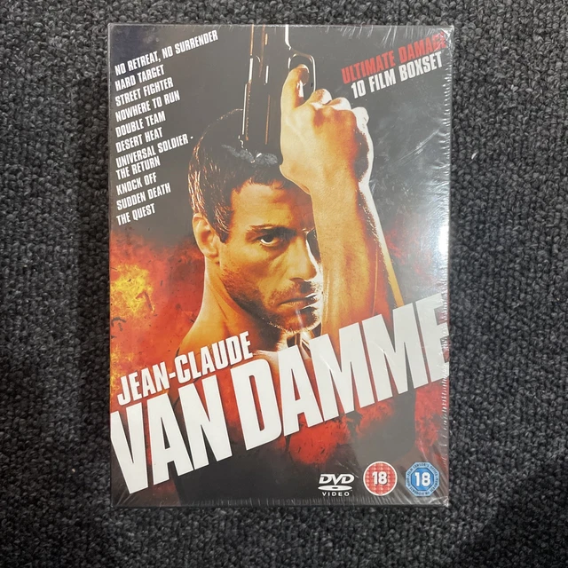 JEAN CLAUDE VAN Damme Ultimate Damage 10 Film Box Set UK PAL new ...