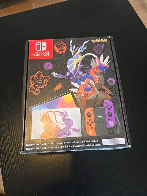NINTENDO SWITCH OLED Pokemon Scarlet And Violet Limited Edition £258.99 ...
