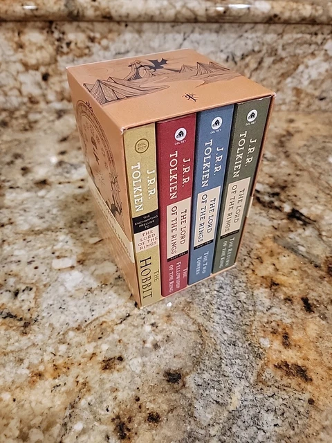 J. R. R. Tolkien 4-Book Boxed Set: the Hobbit and the Lord of the Rings ...