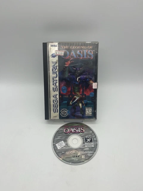 THE LEGEND OF Oasis Sega Saturn - OVP Beschädigt + Anleitung Beschädigt ...