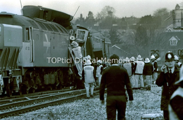 RAIL SLIDE MOUNTED negative 47202 Class 47 Frome 24/03/1987 #E9957 £2. ...