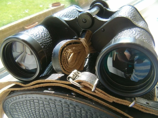 USSR ZOMZ 6NU Binocular 7x50 BAK4 prisms-Nice Leather Case,4 filters+4 ...