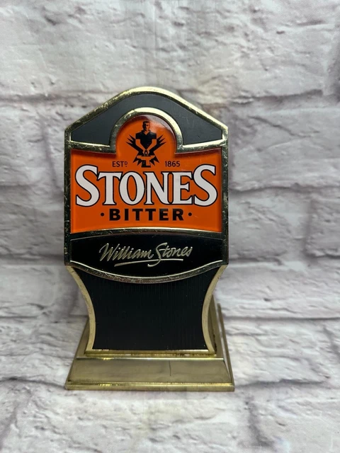 VINTAGE STONES BITTER Beer Pump Topper - Man Cave / Garden Shed/Pub/Bar ...