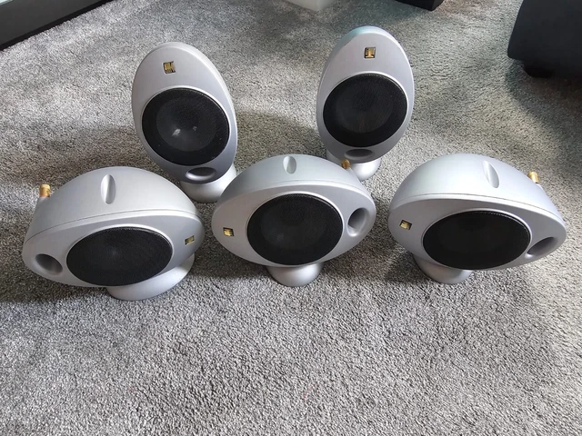 KEF HTS2001 5 Satellite Speakers - fully working - Good Condition £30. ...