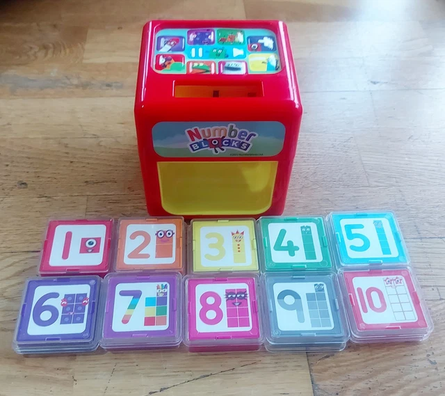 NUMBERBLOCKS AN10 TOY Count with Number Blocks & Learn Basic Maths ...