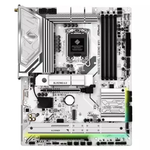 ASROCK MOTHERBOARD B860 LGA1851 ATX DDR5 PCIe 5.0 x16 B860 STEEL LEGEND ...