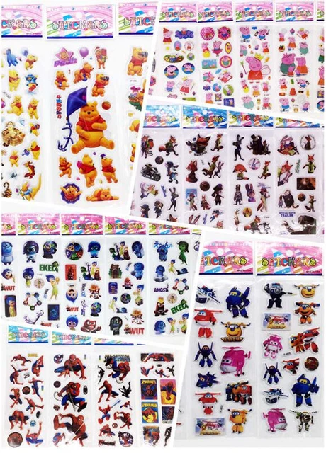 RANDOM 1 SHEET cartoon Stickers Teacher Rewards Kids Children Crafts ...