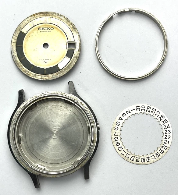 BOÎTE +SPHÈRE+PEIGNOIR+CALENDRIER SEIKO 7005 -7022 pour de Rechange 36 ...