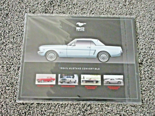50 YEARS OF Ford Mustang Commemorative Hero Card Collection - 8 Cards ...