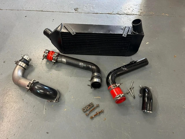 VAUXHALL ASTRA VXR Front Mount Intercooler Kit With Enlarged Top Hat ...