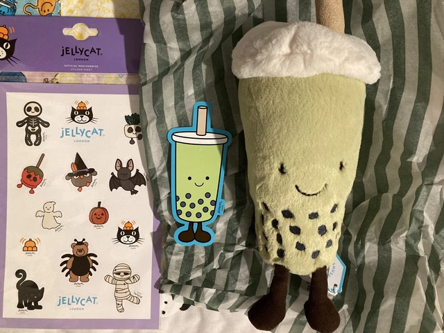FENWICK X JELLYCAT Camellia Green Matcha Bubble Tea Plush Exclusive ...