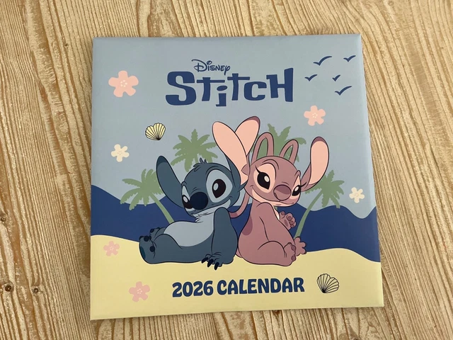 2026 DISNEY STITCH Calendar 30cm x 30cm - Brand New £3.31 - PicClick UK