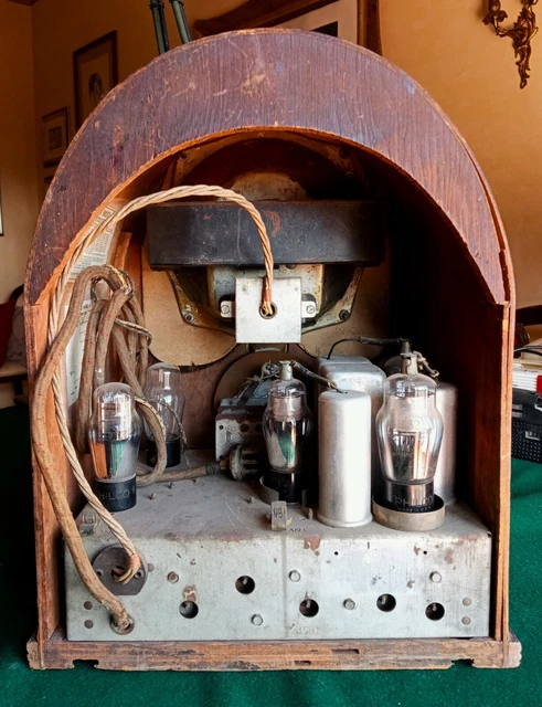 PHILCO 38 CATTEDRALE - farm radio era "Grande depressione" - 6 valvole ...