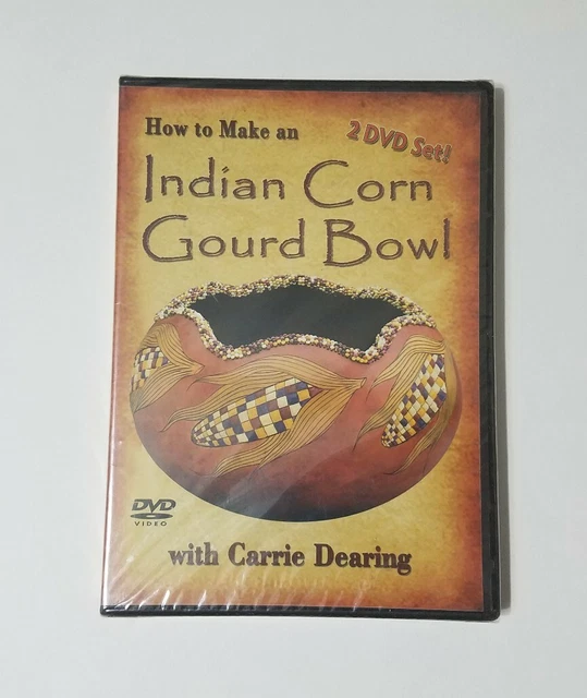 HOW TO MAKE an Indian Corn Gourd Bowl DVD (2-Disc Set, 2010) -- NEW ...