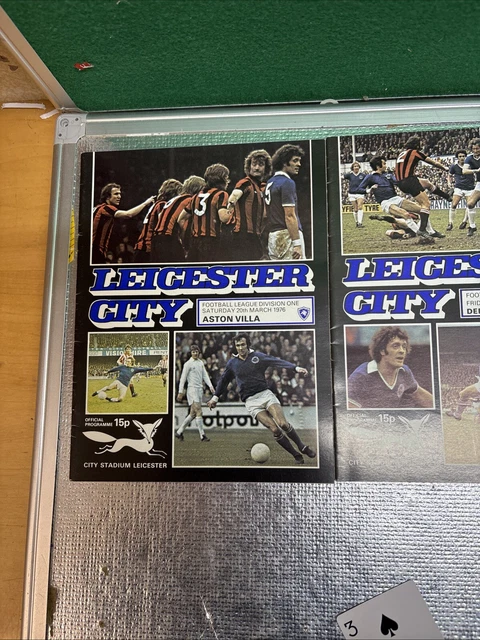 LEICESTER CITY FOOTBALL programmes collections/ bulk lots 1970’s £2.80 ...