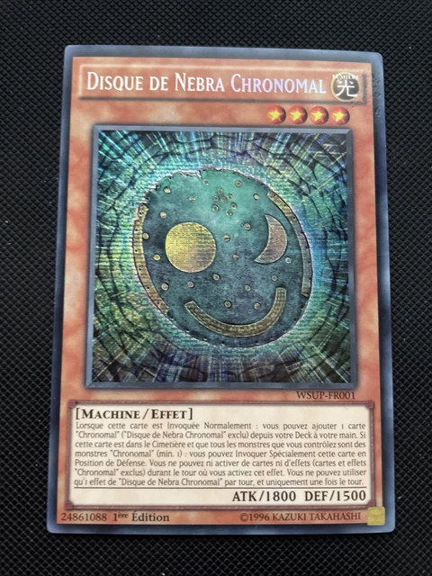 CARTE YU-GI-OH! DISQUE De Nebra Chronomal Wsup-Fr001 Nm/Proche Du Neuf ...