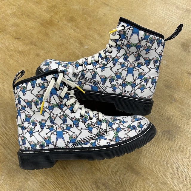 DR. DOC MARTENS Delaney Boots Finn Adventure Time Cartoon Network Women ...