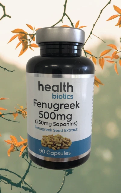 HEALTHBIOTICS FENUGREEK 500MG - 90 Capsules £10.99 - PicClick UK