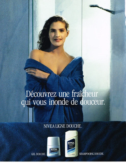 PUBLICITE ADVERTISING 1989 NIVEA nouvelle ligne douche EUR 3,00 ...