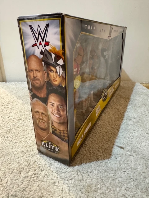 THEN NOW TOGETHER Forever WWE Mattel Elite 4Pk HPB21 Hogan Rock Stone ...