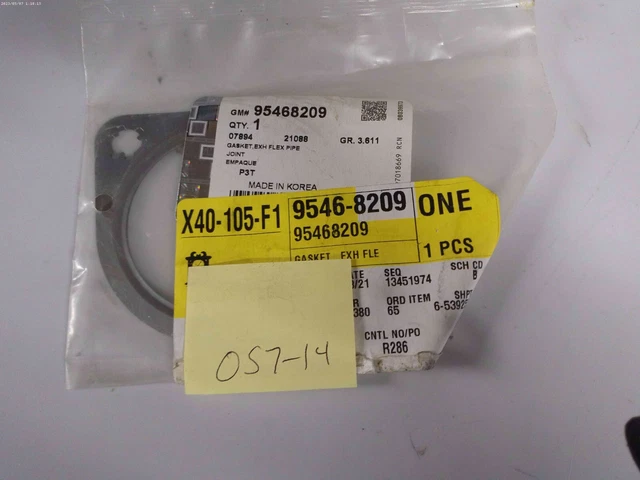GENUINE GM EXHAUST Flexible Pipe Gasket 95468209 | OS7-14 $8.99 ...