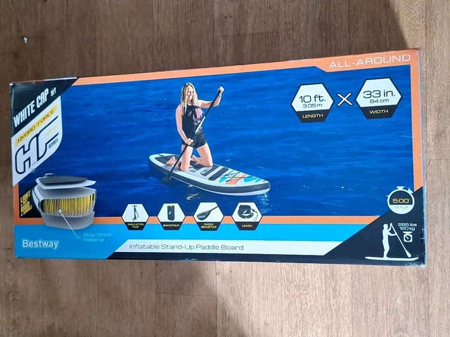 BESTWAY HYDRO-FORCE INFLATABLE Stand-Up Paddle Board with Hand Pump ...