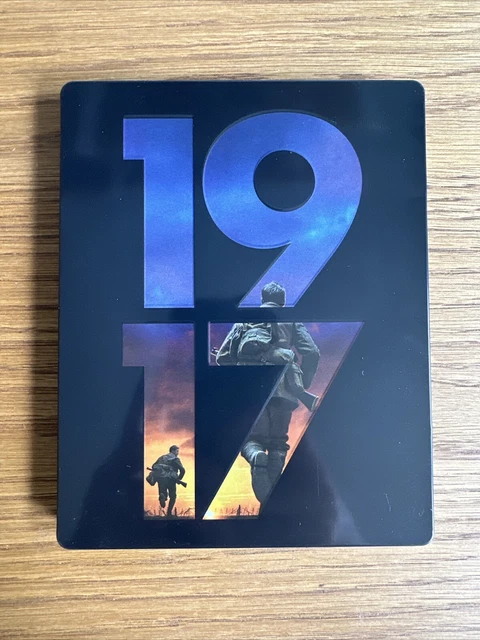 1917 LIMITED EDITION Steelbook 4K UHD Ultra HD + Protective Slip Cover ...