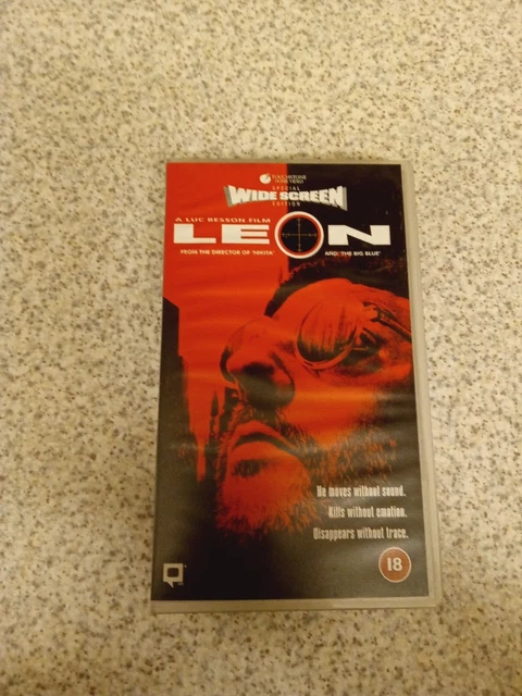 LEON VHS PAL UK Video 1996 WIDESCREEN WS SEALED JEAN RENO LUC BESSON ...