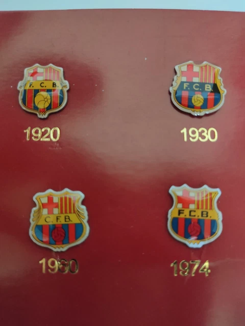 9X PINS Escudos Historicos F.c. Barcelona 1899-2002 Completa EUR 30,00 ...