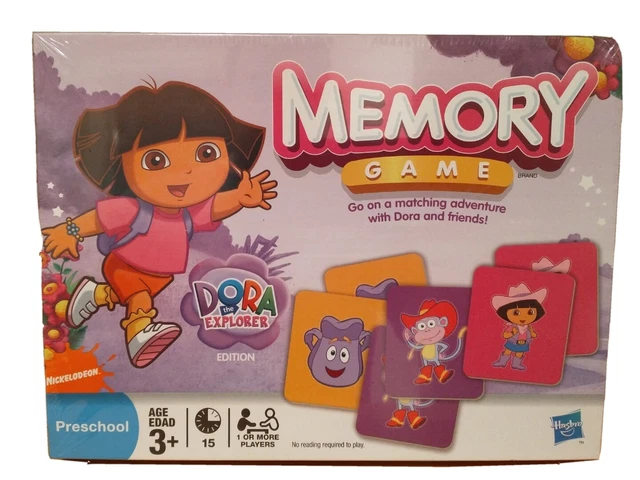 DORA THE EXPLORER Memory Game Hasbro Preschool 3+ Nickelodeon - Brand ...