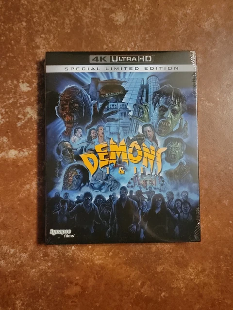 DEMONS 1 & 2 Special Limited Edition - Sinapsi Blu-ray OOP 4K UHD ...
