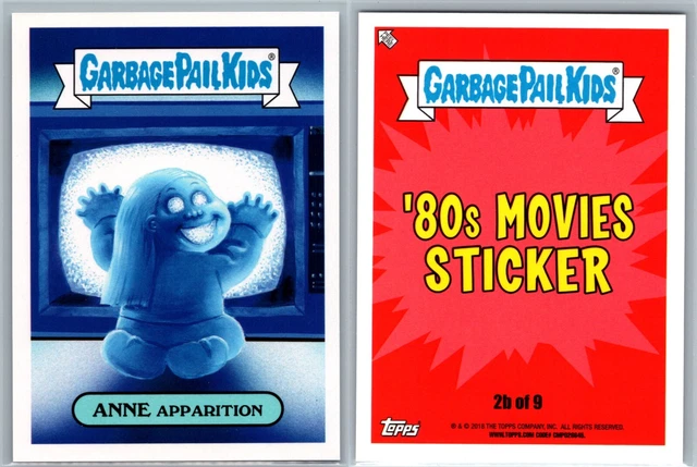 POLTERGEIST CAROL ANN Static TV Garbage Pail Kids Spoof Card 80's ...