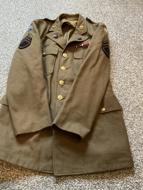 WW2 USAAF RARE 8th Air Force enamel distinguished insignia and patch ...