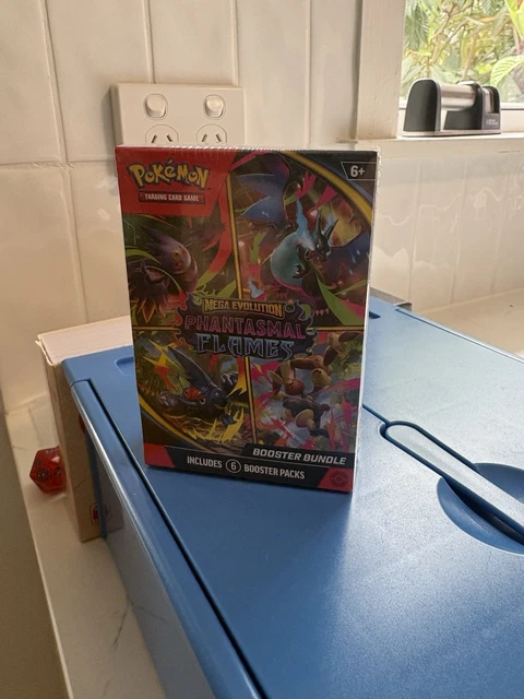 POKÉMON TCG ME2 - Phantasmal Flames Booster Bundle - 6 Pack Sealed $80. ...
