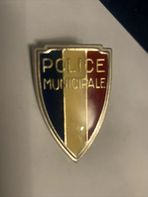 INSIGNE POLICE MUNICIPAL EUR 1,00 - PicClick FR