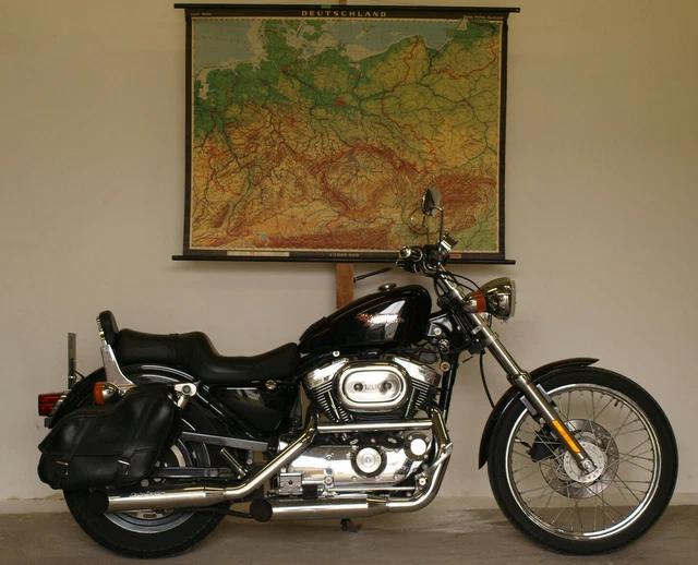 SCHOOL WALL MAP Wall Chart Roll Chart Germany 1937 Vs 1964 128x98cm ...