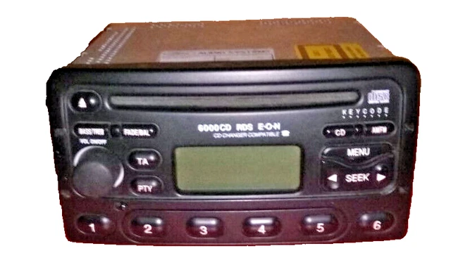 ORIGINAL FORD AUTORADIO 6000 CD RDS ohne CODE - defekt als Ersatzteil ...