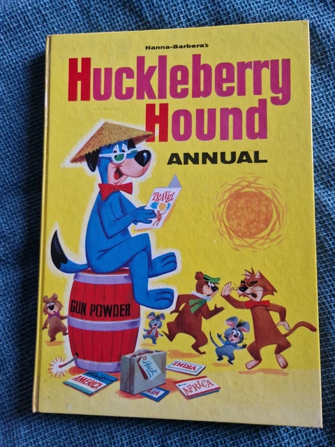 VINTAGE HANNA BARBERA'S Huckleberry Hound Annual 1965 Unclipped £8.00 ...